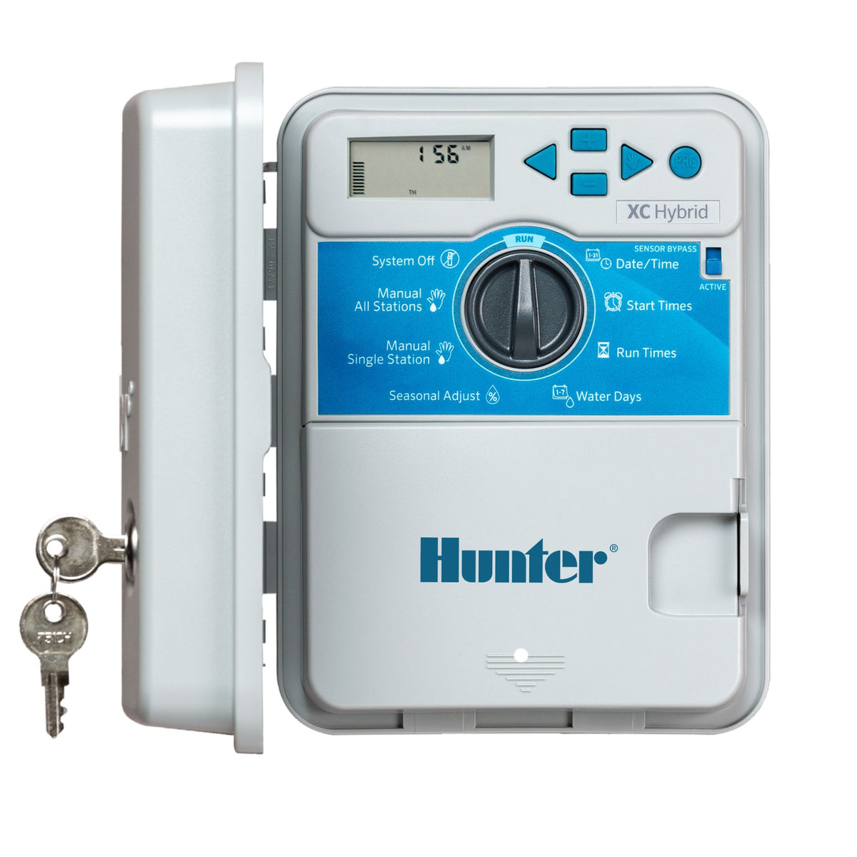 Programador de Riego Autónomo XC Hybrid 8 Estaciones Exterior - Hunter ...