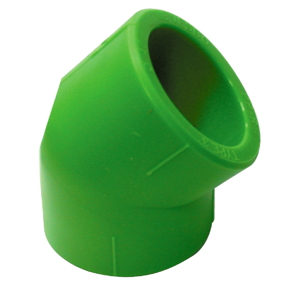 Codo 45° PPR - Polipropileno - Tuberías y Fitting - Diplas